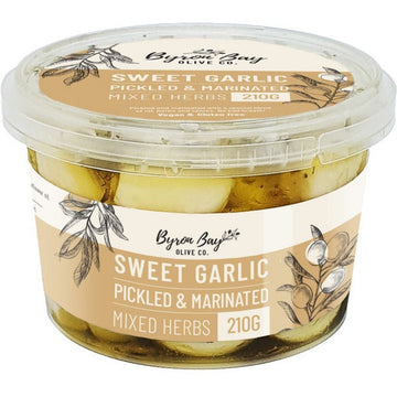 Sweet Pickled Garlic – Byron Bay Olive Co.